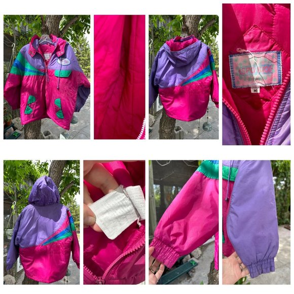 Vintage | Jackets & Coats | Vintage 8s Ispo Kids Nylon Parka Ski Jacket ...